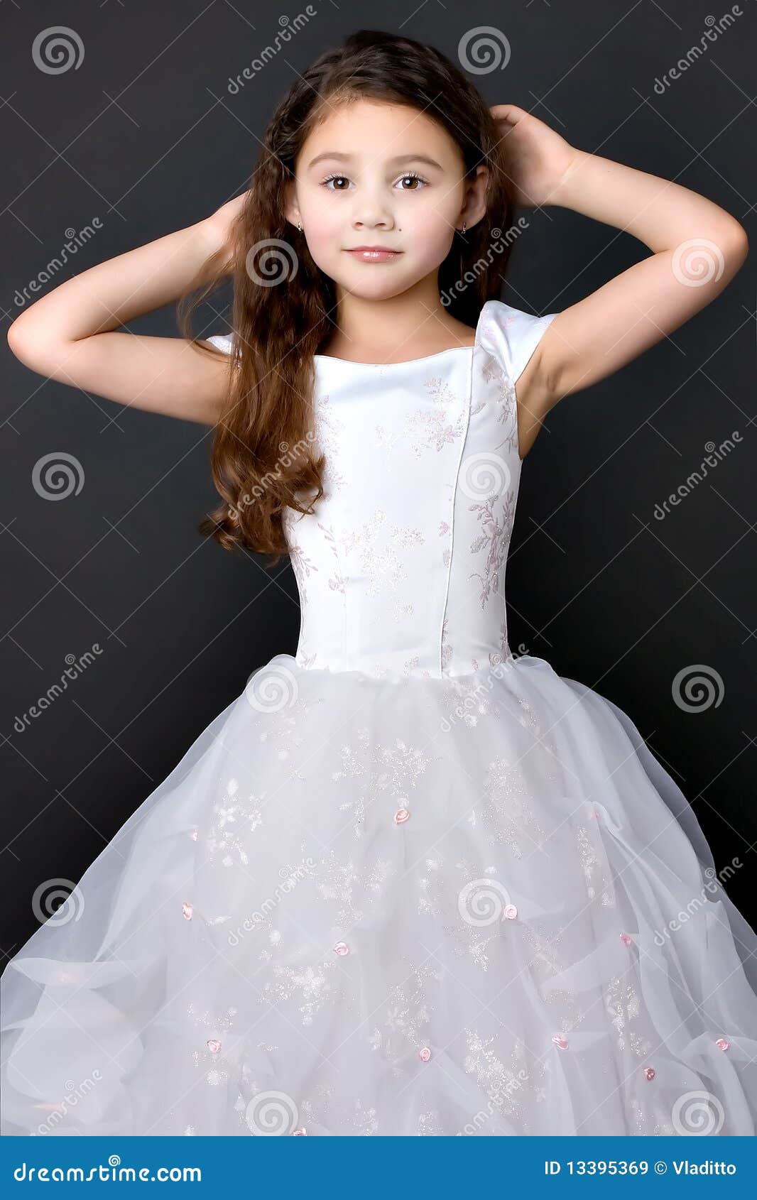Beautiful dreaming girl stock image. Image of costume - 13395369