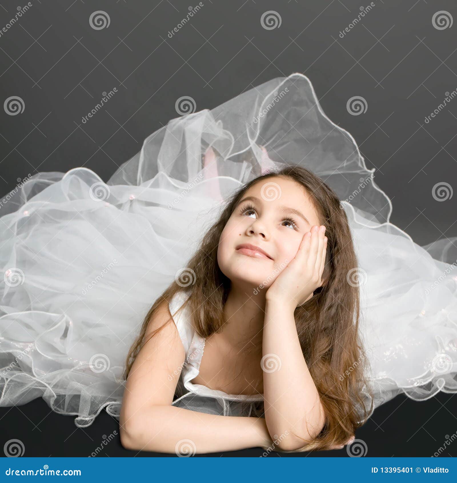 Beautiful dreaming girl stock image. Image of cute, doll - 13395401