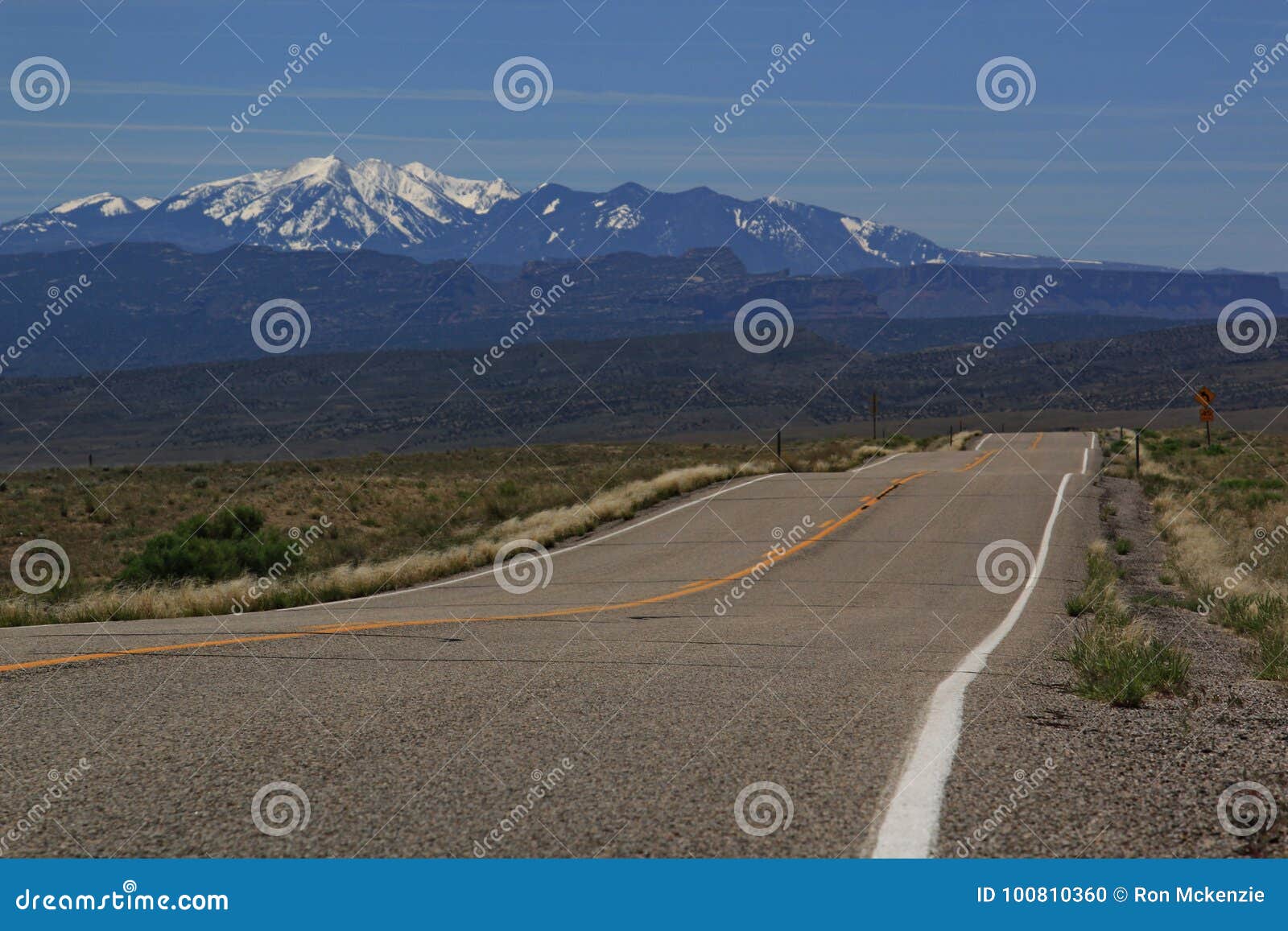 Driving To Moab, Utah on Highway 128 Stock Photo - Image of drive ...