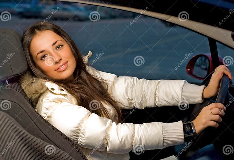 Beautiful driver stock photo. Image of sensuality, elegance - 8184906