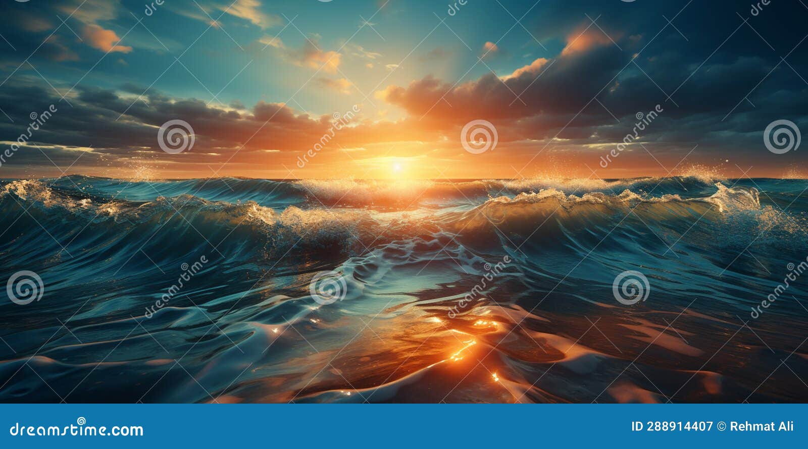 Beautiful Dunes Beach at Sunset Sun Reflection, Zoom Virtual Background ...