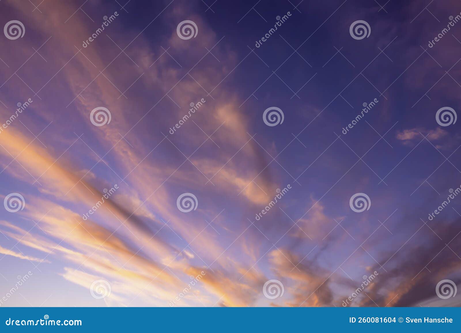 A Beautiful Dusk Sky with Pink Colours Stock Photo - Image of evening ...