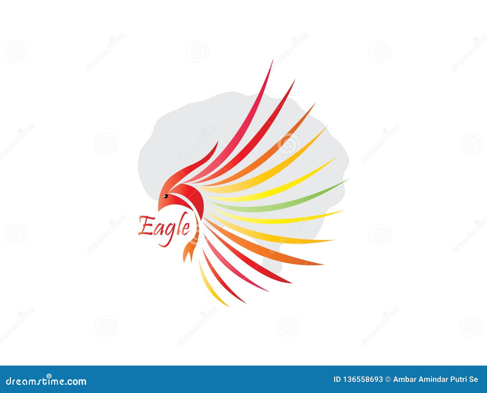Beautiful Eagle Logo Vector Stock Vector - Illustration of emblem, icon ...