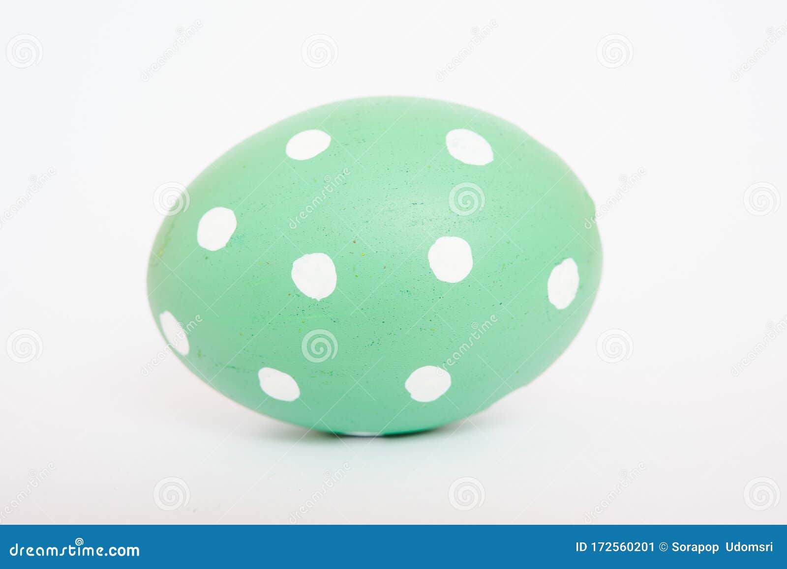 Beautiful Easter Green Egg Color Stock Image - Image of christian ...