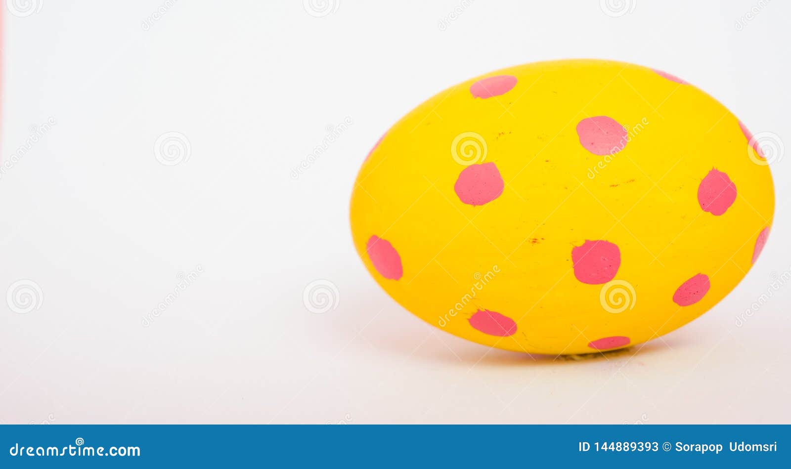 Beautiful Easter Yellow Egg Color Isolate Stock Image - Image of easter ...