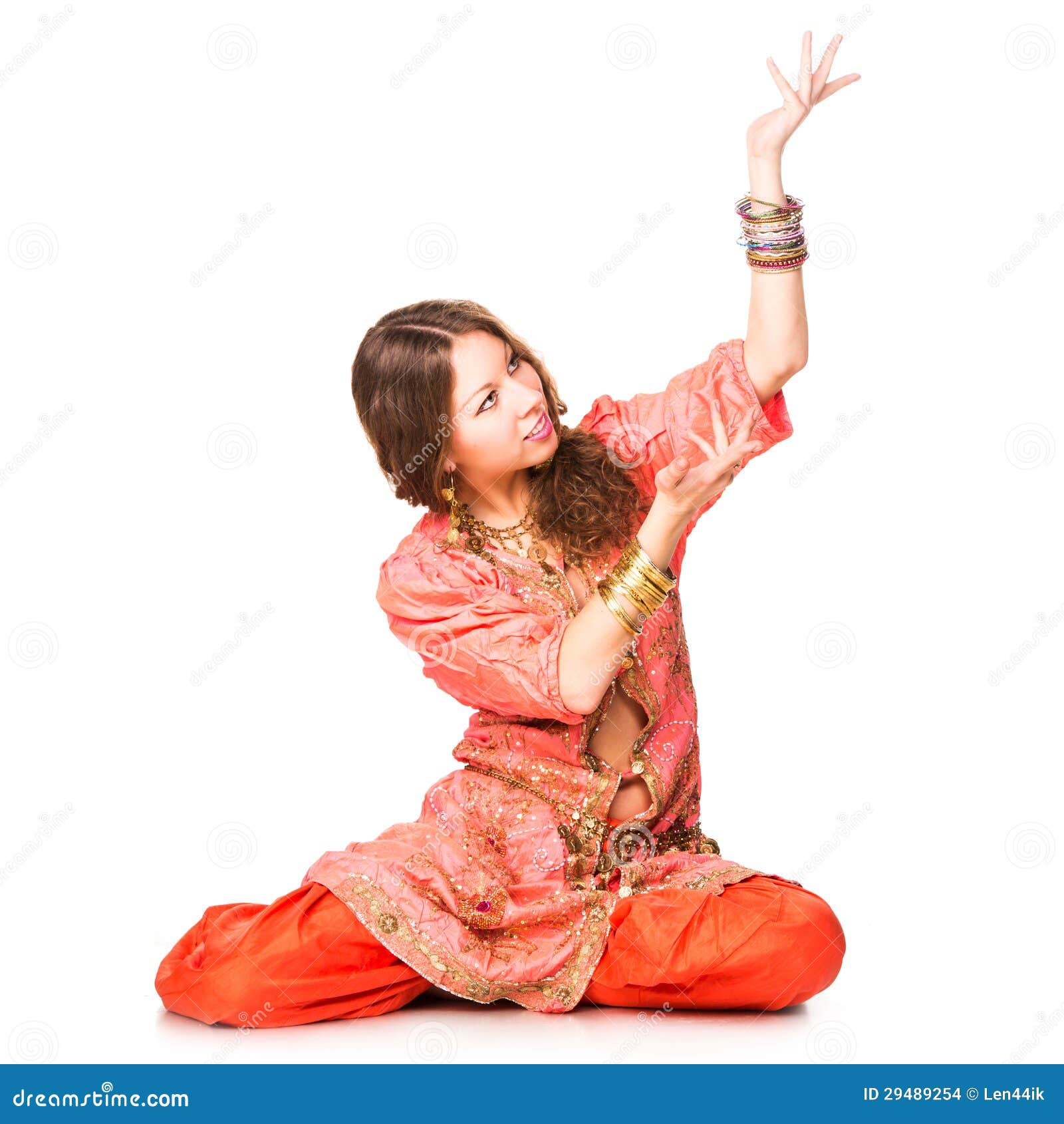 Beautiful Eastern Belly Dancer Stock Photo - Image of arabian, fashion ...