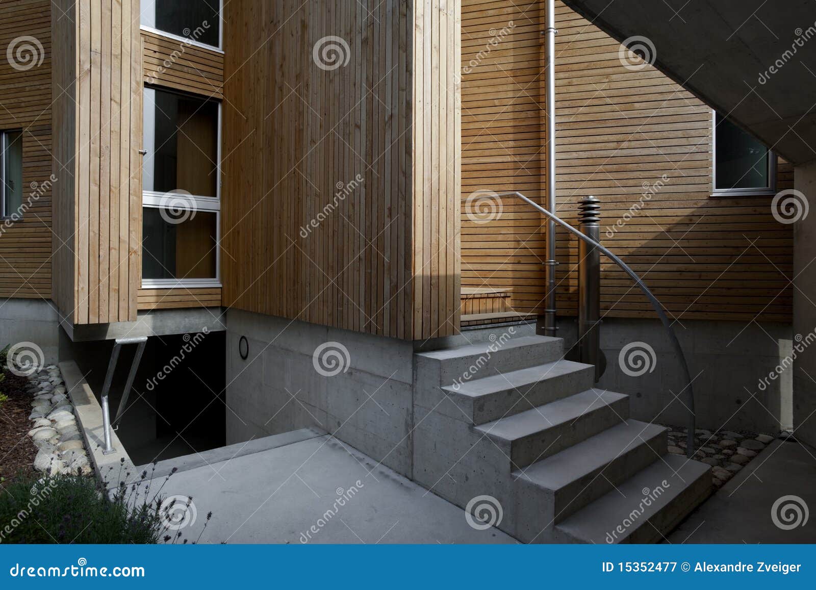Beautiful ecologic house stock image. Image of wall, saving - 15352477