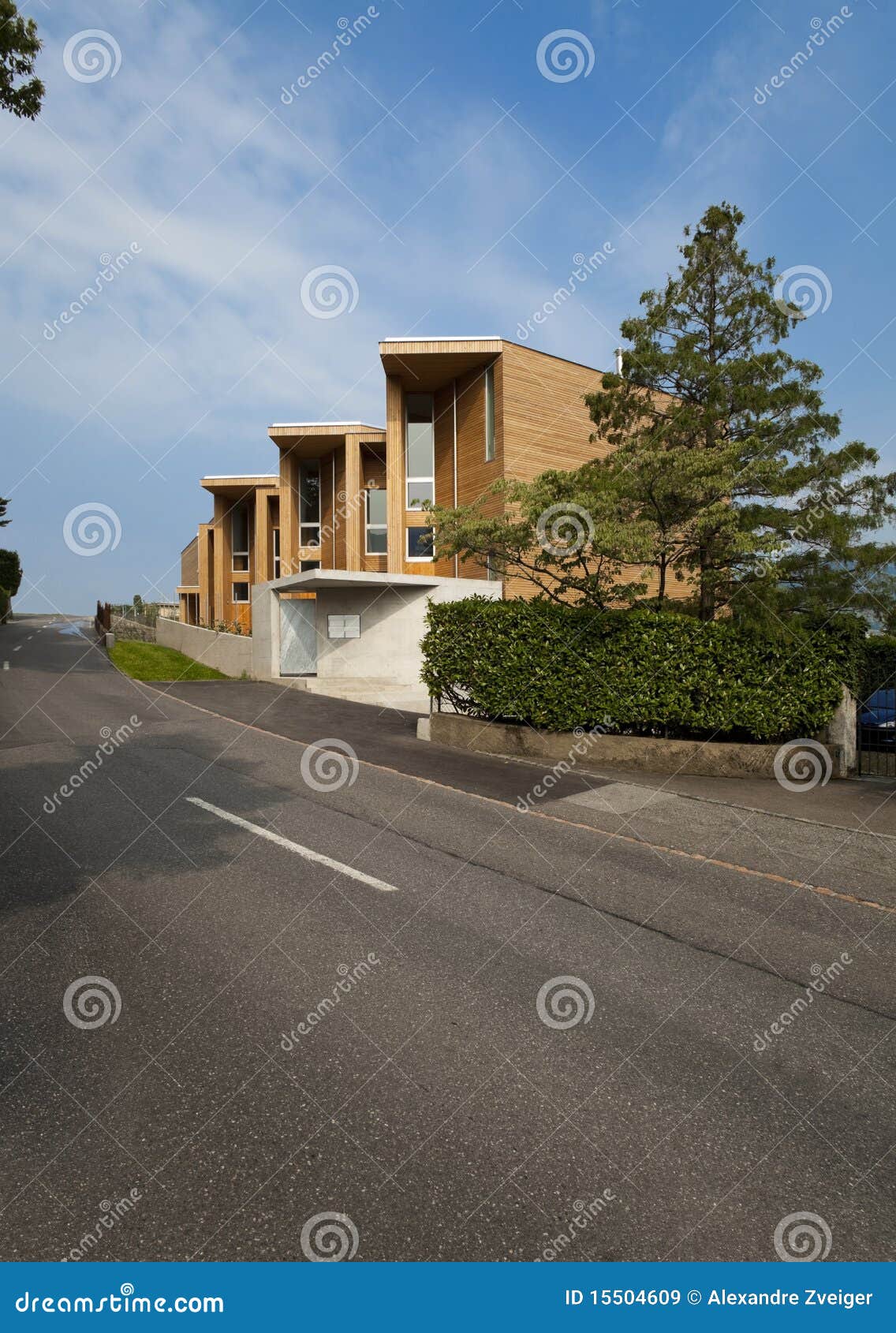 Beautiful ecologic house stock image. Image of design - 15504609