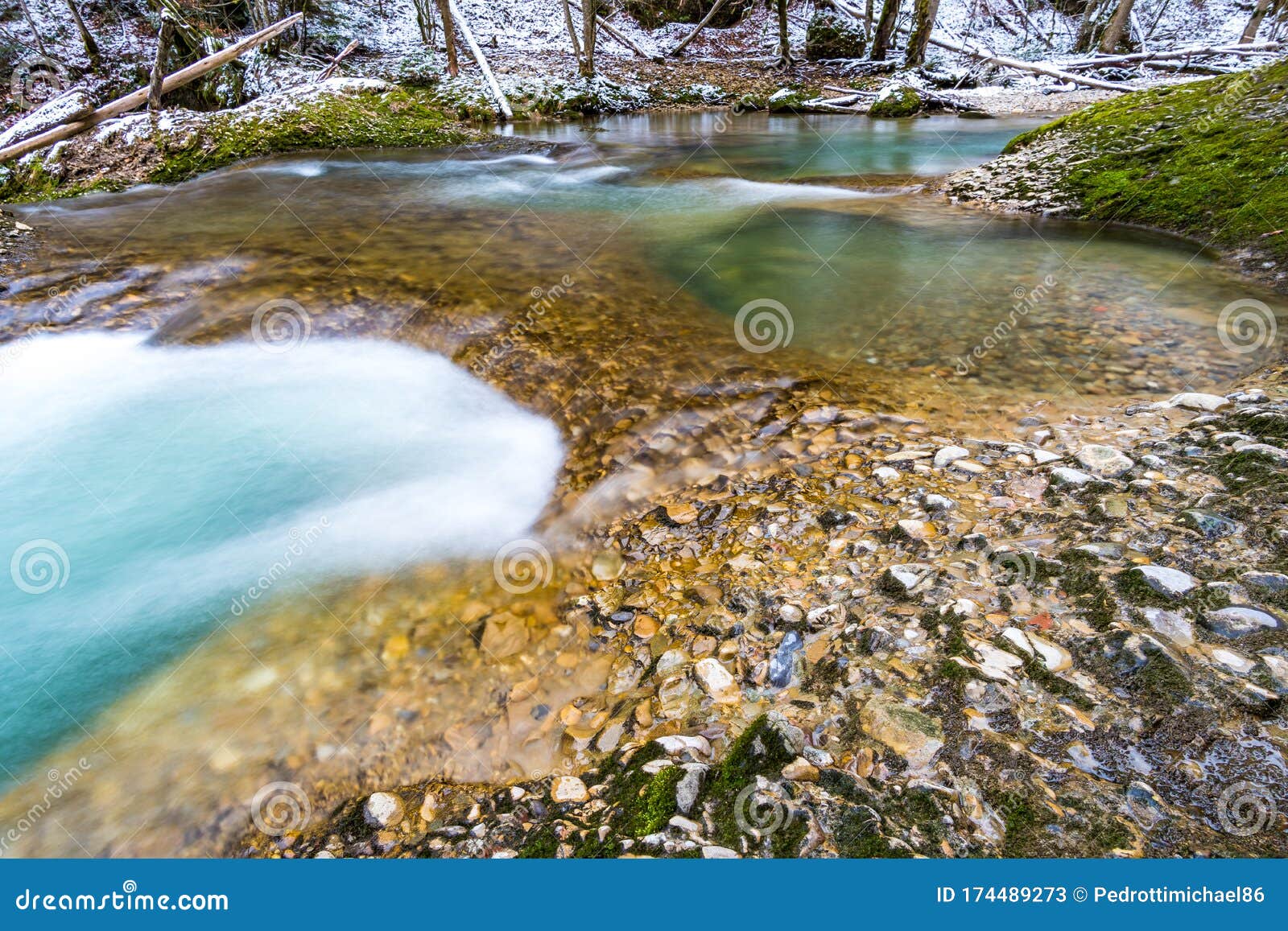 The Beautiful Eistobel in Winter Stock Image - Image of nature, cold ...