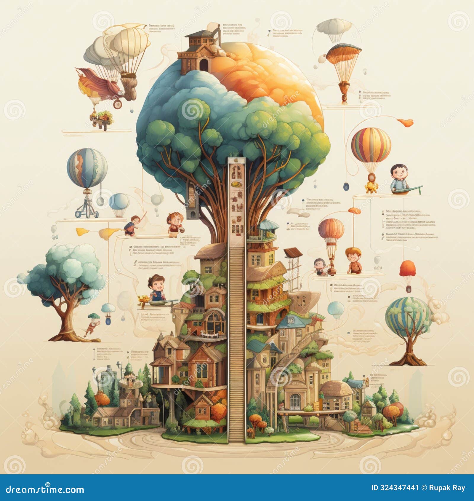 A Beautiful Elearning Module for Kids Images Stock Illustration ...