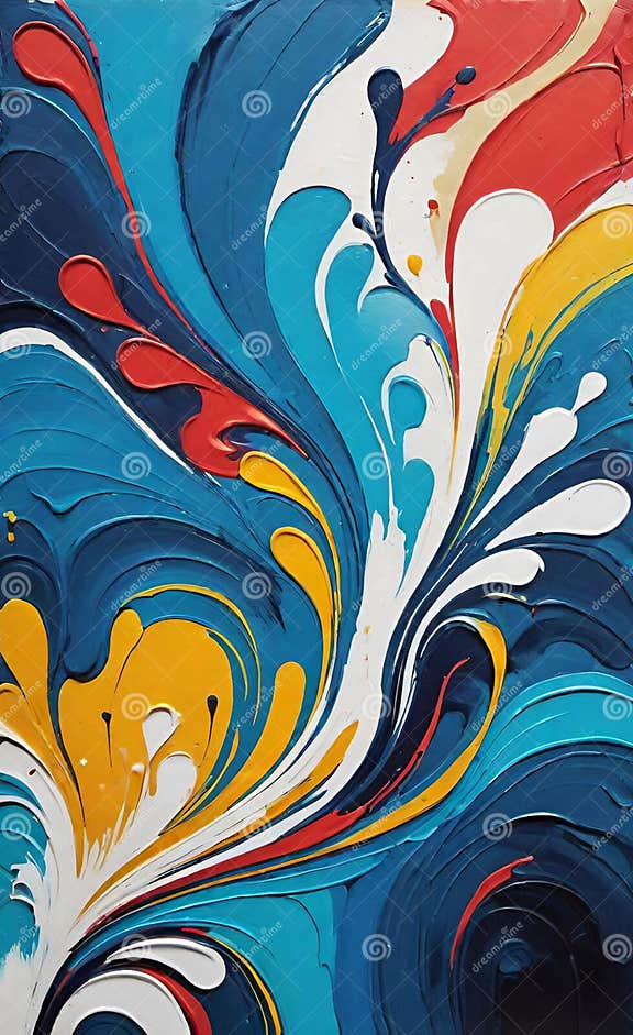 Beautiful Abstract Shape and Pattern for Wallpaper Ai Generated Image ...