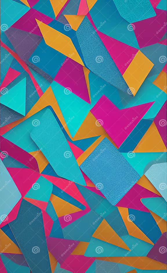 Beautiful Abstract Shape and Pattern for Wallpaper Ai Generated Image ...
