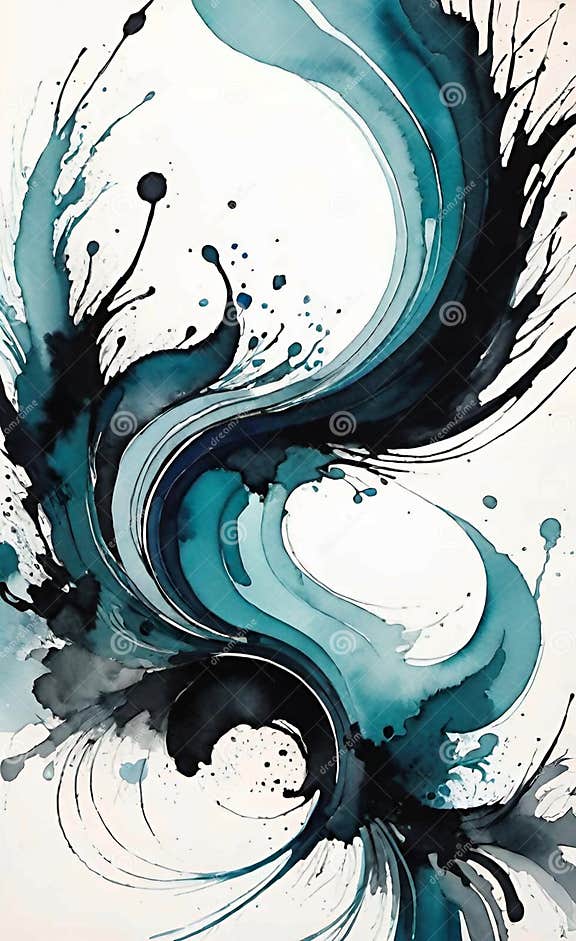 Beautiful Abstract Shape and Pattern for Wallpaper Ai Generated Image ...