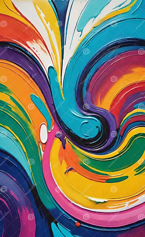 Beautiful Abstract Shape and Pattern for Wallpaper Ai Generated Image ...