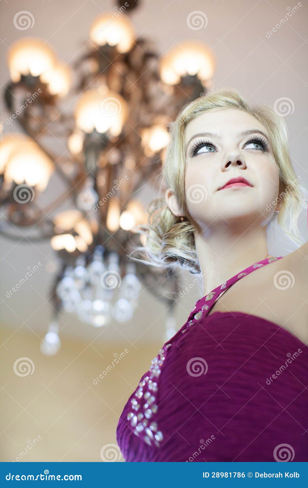 Beautiful Elegant Lady stock photo. Image of gown, blue - 28981786