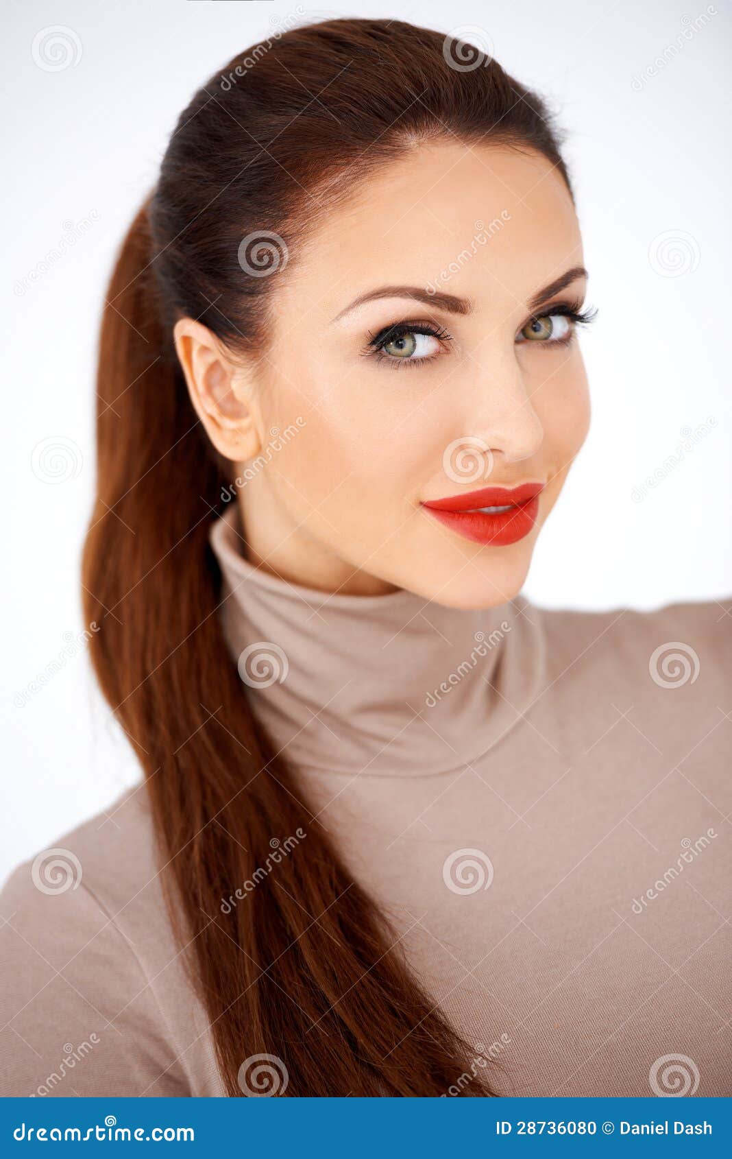 Beautiful elegant woman stock photo. Image of white, neck - 28736080