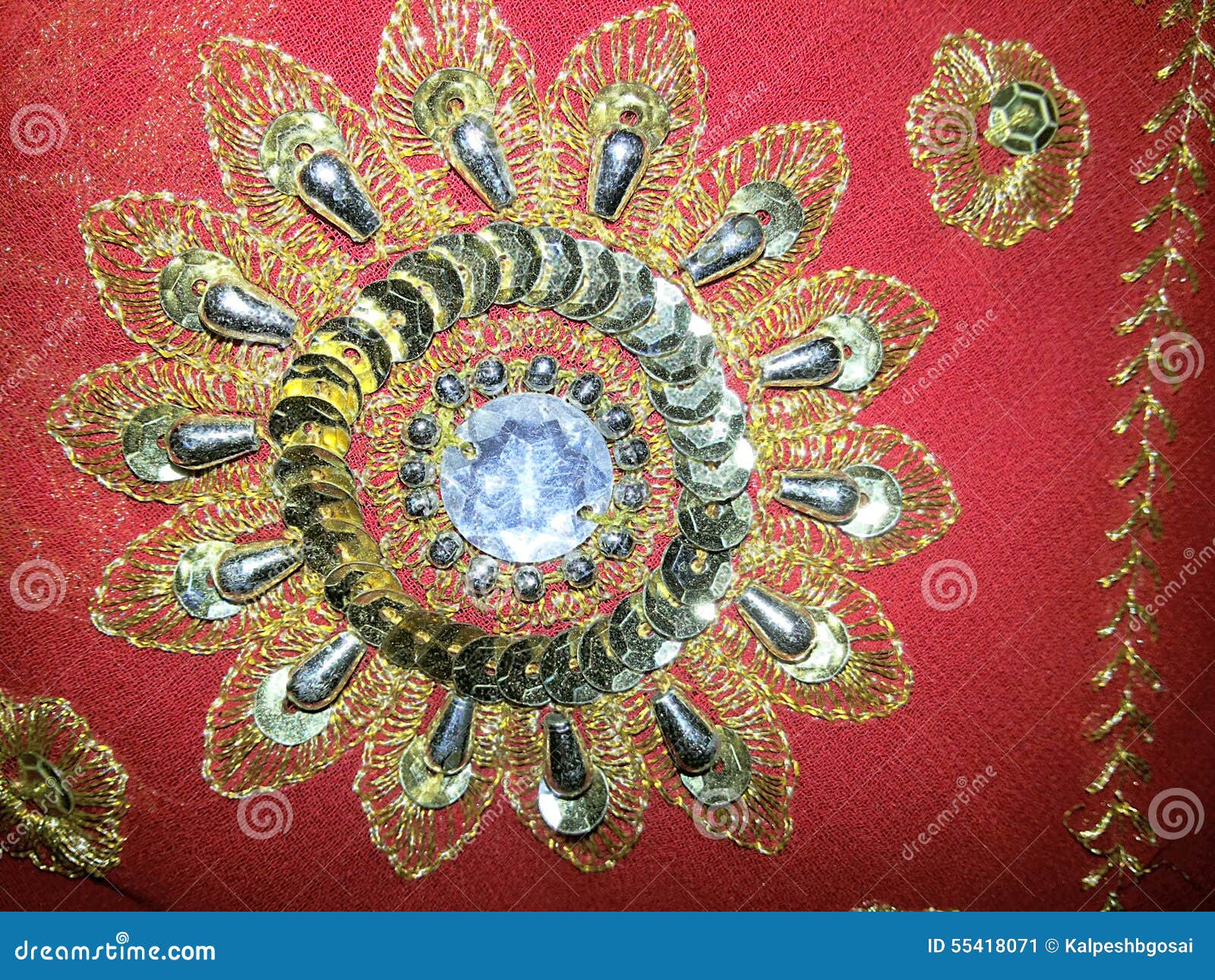 Beautiful Embroidery Design Stock Image - Image of design, embroidery ...