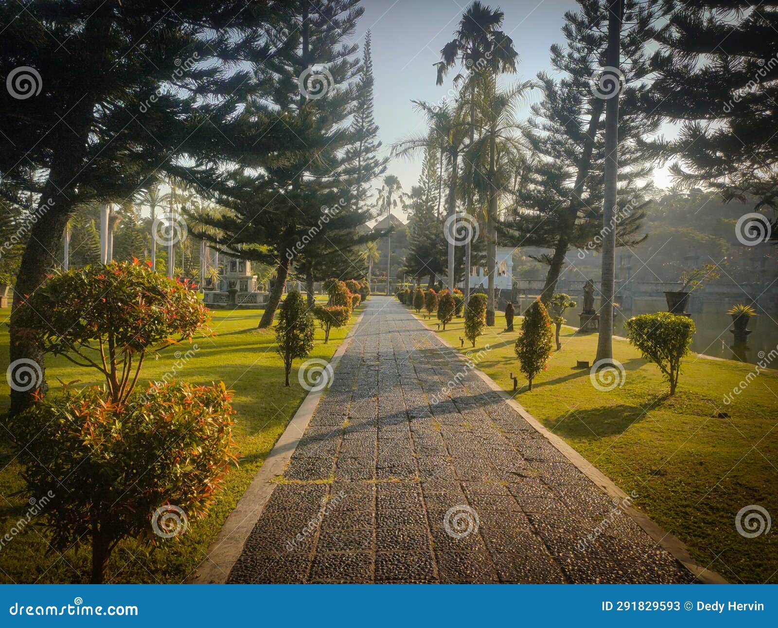An Empty Garden with a Dramatic Feel Stock Image - Image of legacy ...