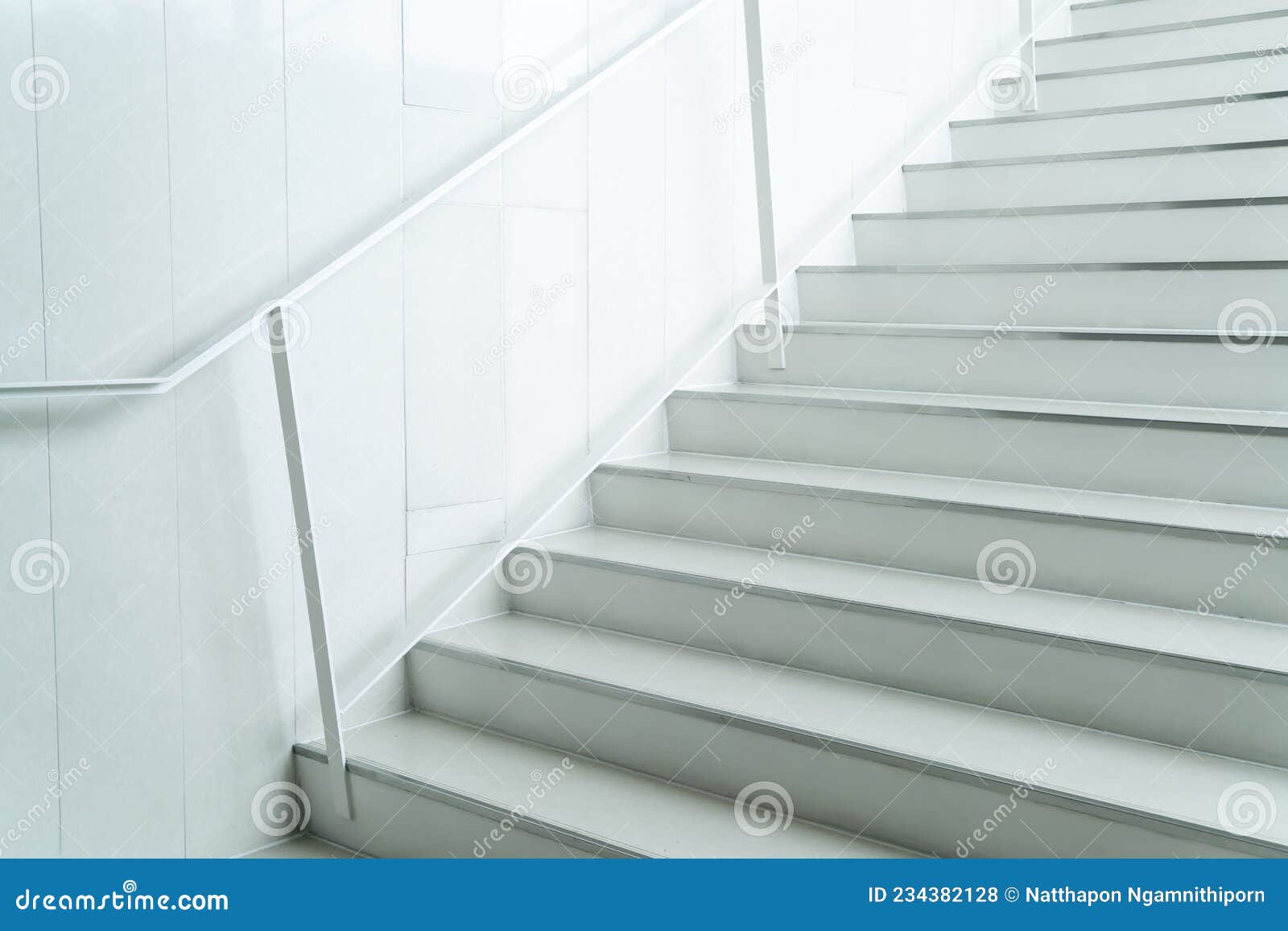 Beautiful and Empty Stair Step Stock Photo - Image of indoor, city ...