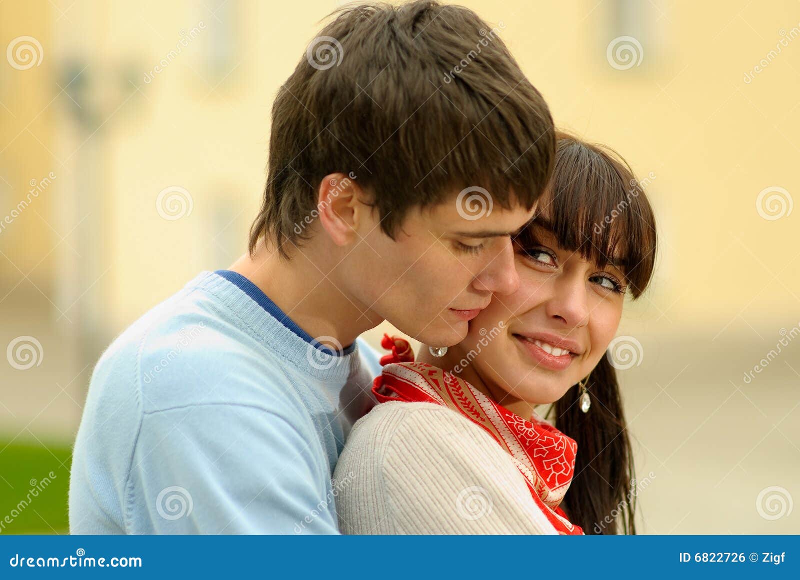 Beautiful enamoured couple stock photo. Image of mature - 6822726