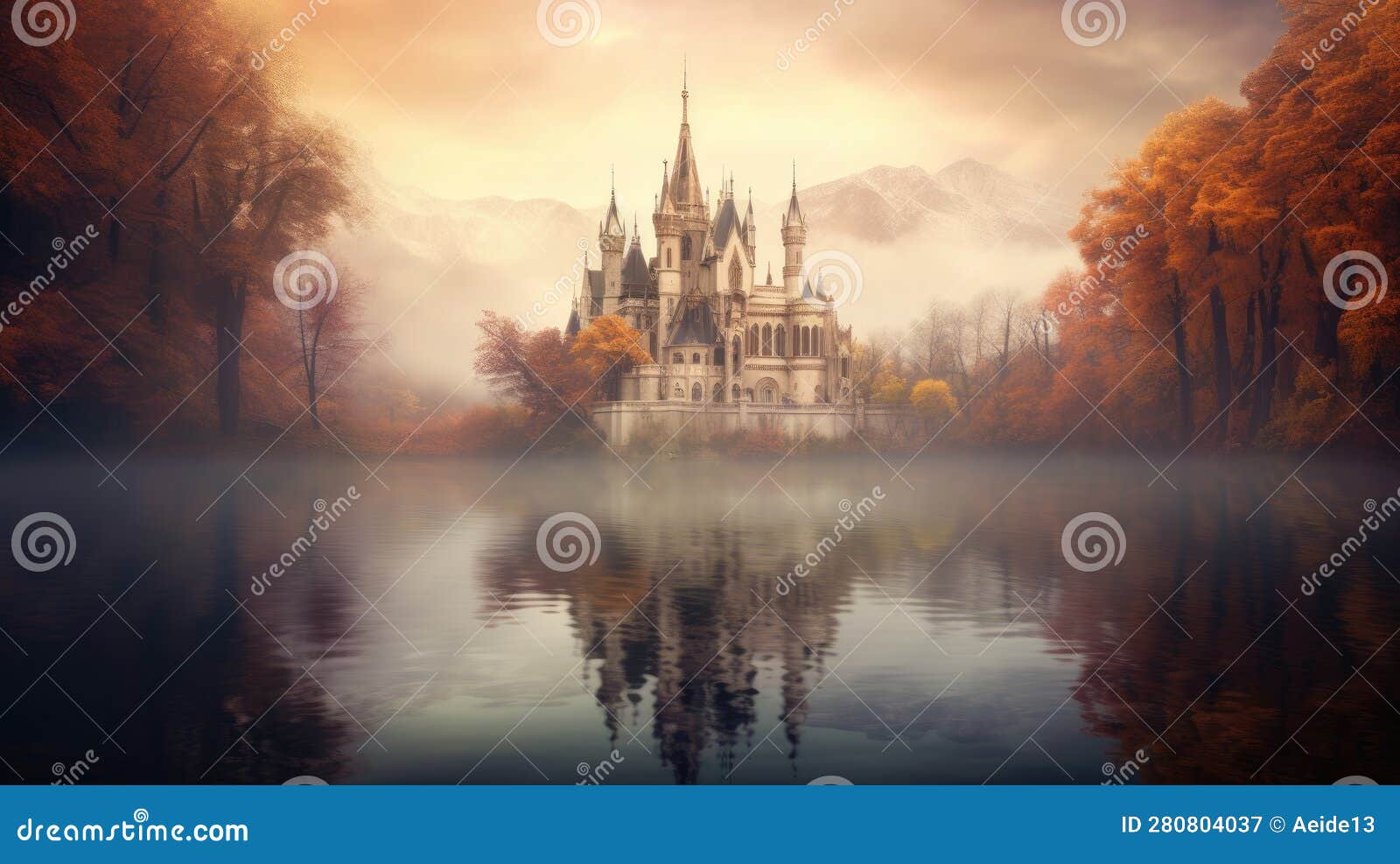 Enchanted Magical Forest With Big Tree Stock Photography ... Enchanted Magical Forest With Big Tree Stock Photography ...