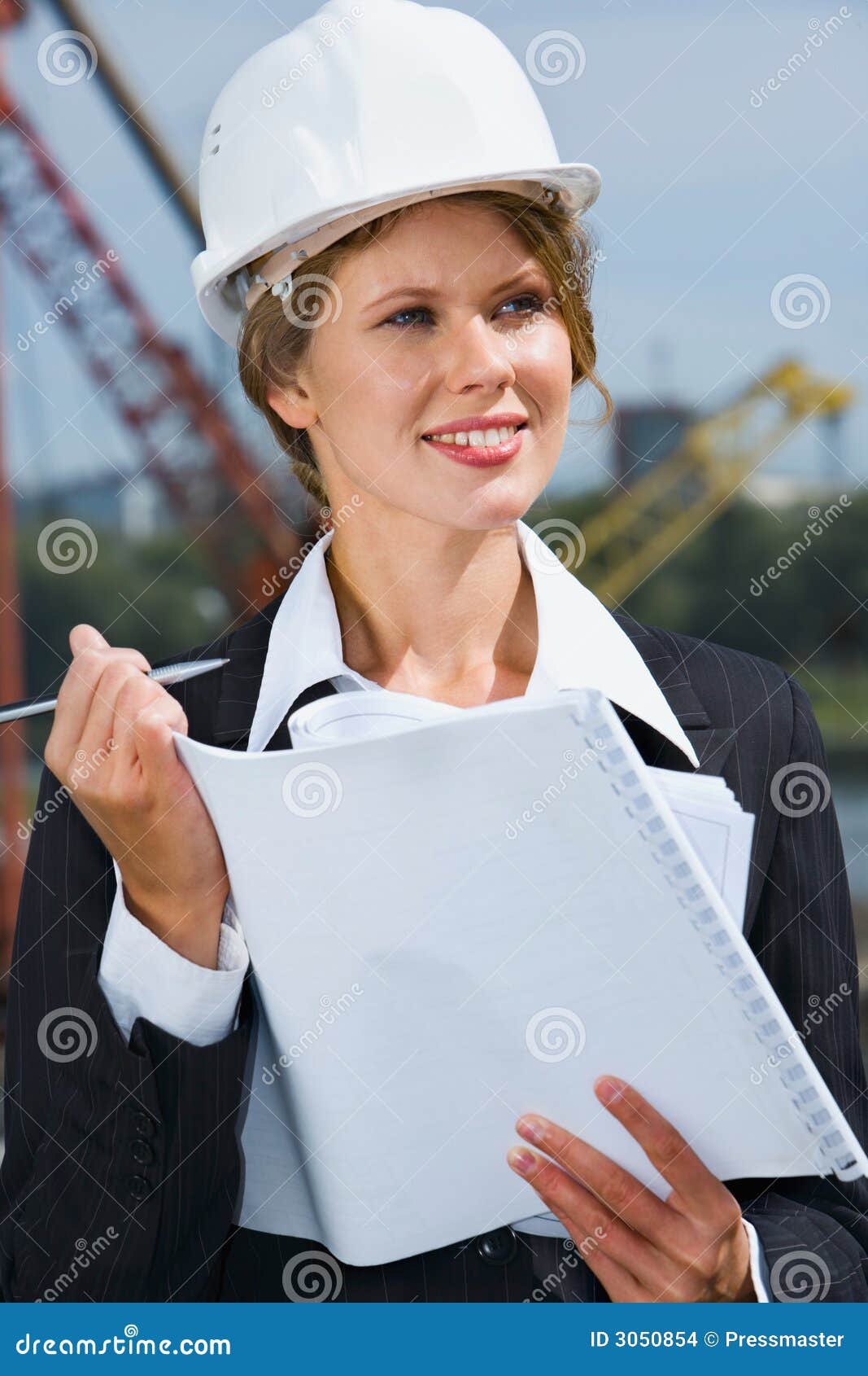 Beautiful engineer stock photo. Image of business, employee - 3050854