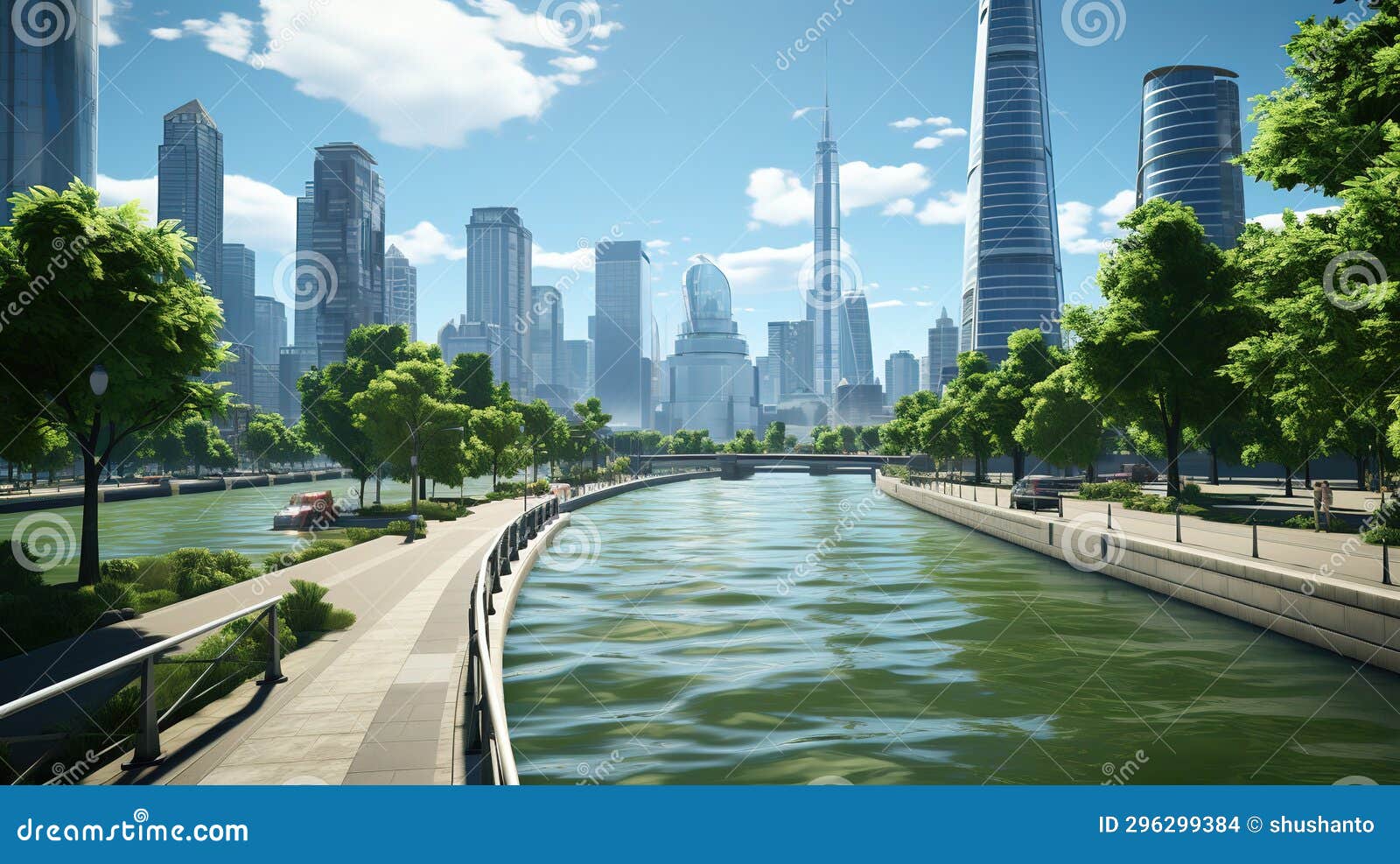 A Beautiful Environment of the Nature and Location Stock Illustration ...