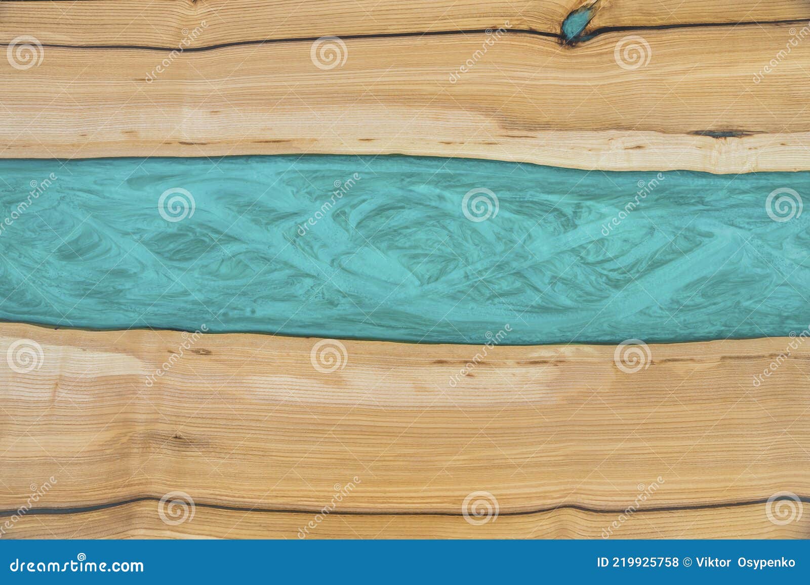 Beautiful Epoxy Dining Table Top View. Background Stock Photo - Image ...