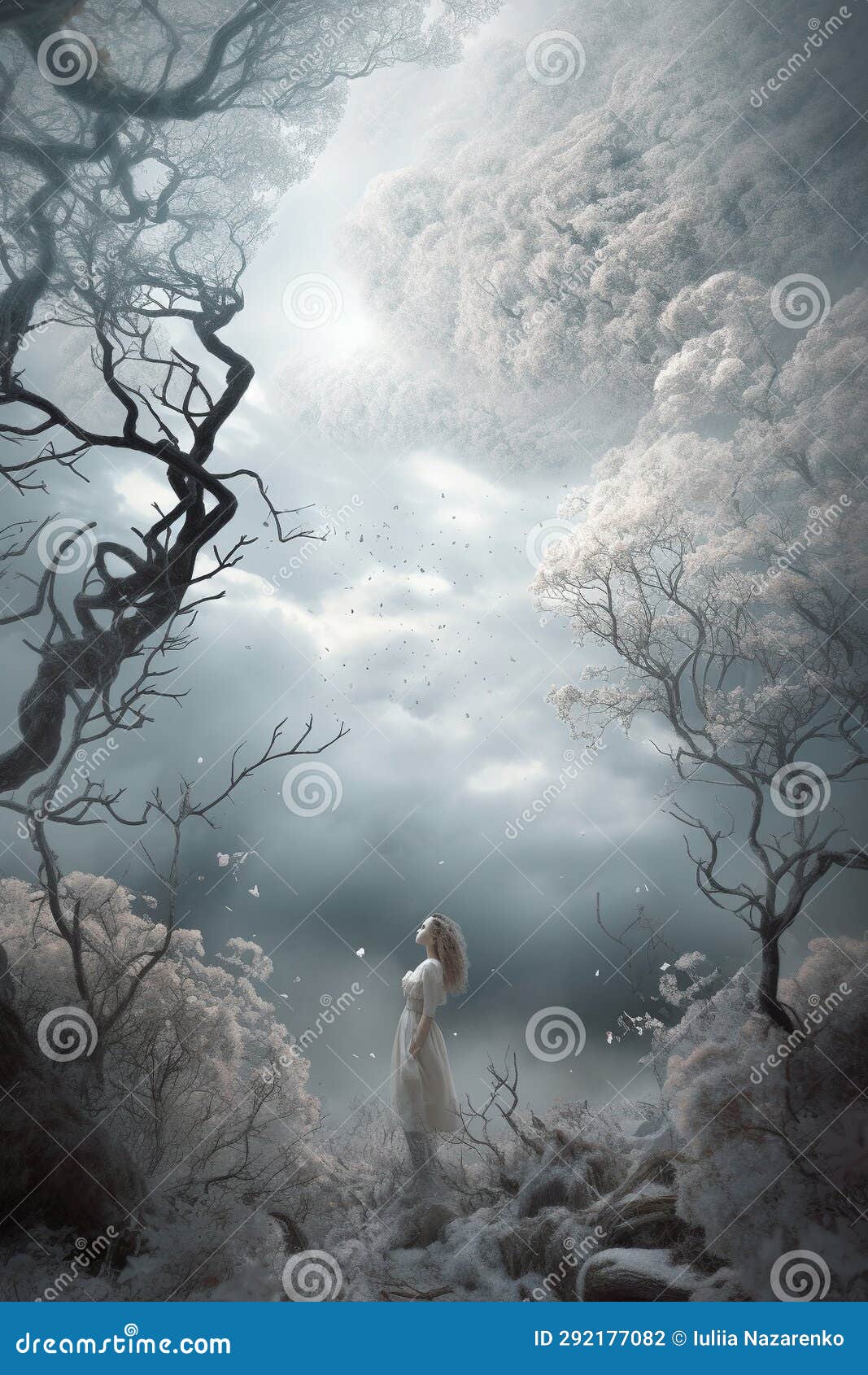 Beautiful, Ethereal World. AI Generated Stock Illustration ...