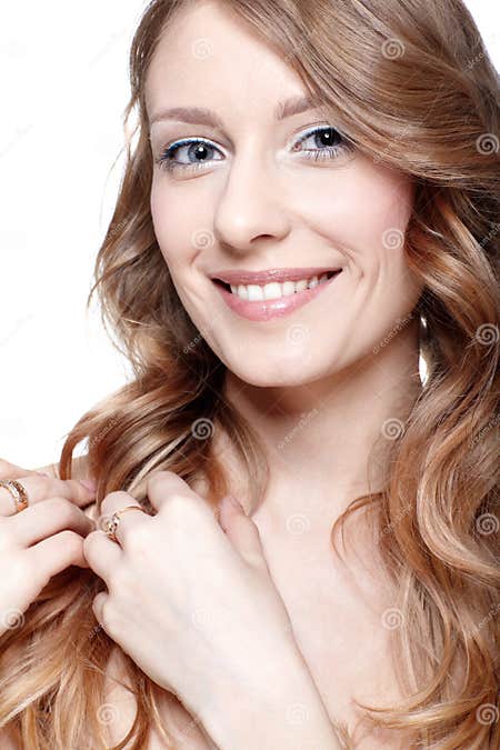 Beautiful european model stock image. Image of close, blond - 9122307