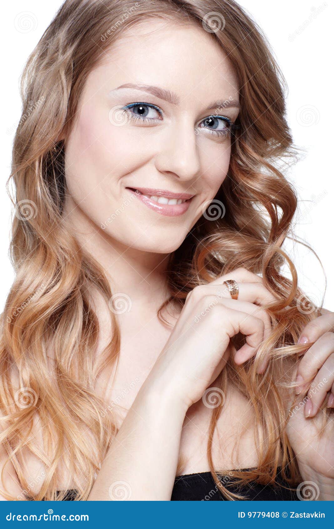 Beautiful european model stock photo. Image of haired - 9779408