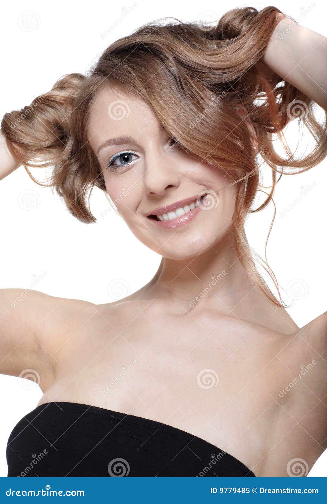 Beautiful european model stock image. Image of close, isolated - 9779485