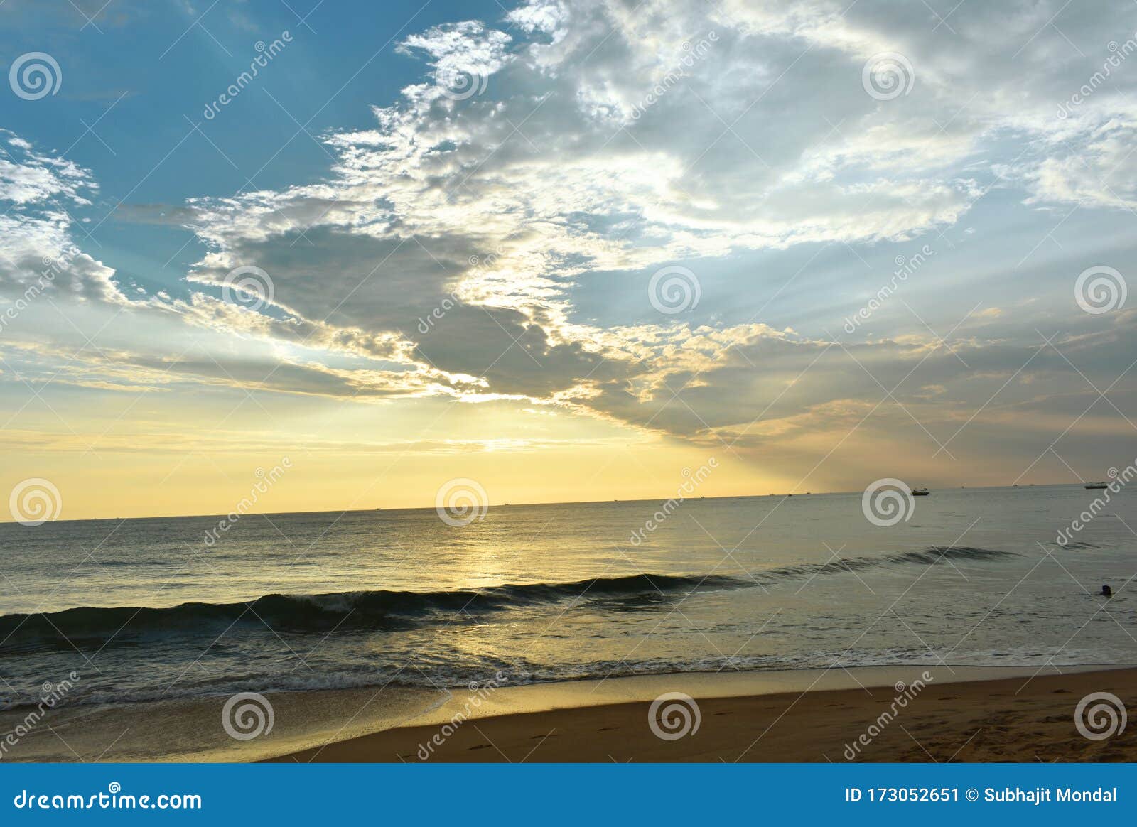 A Beautiful Evening beside a Beach in Goa, India Stock Image - Image of ...