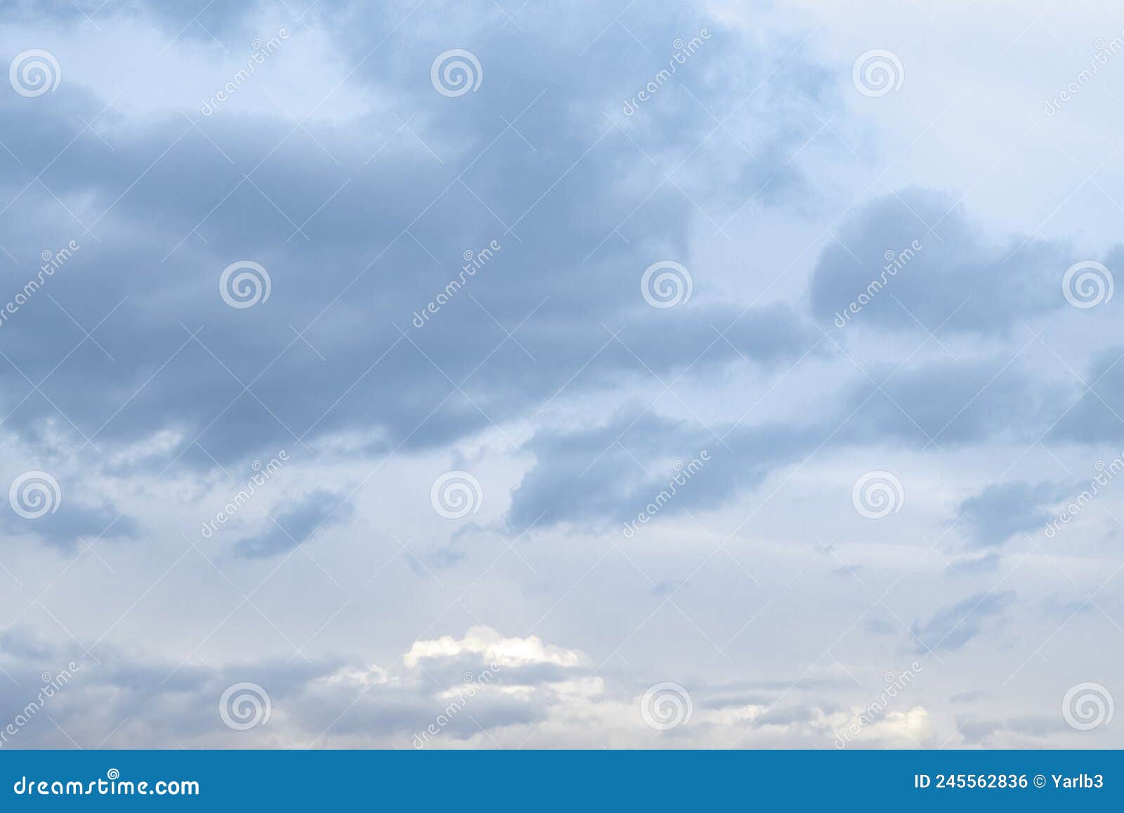 Beautiful Evening Contrast Sky with Clouds Stock Photo - Image of ...