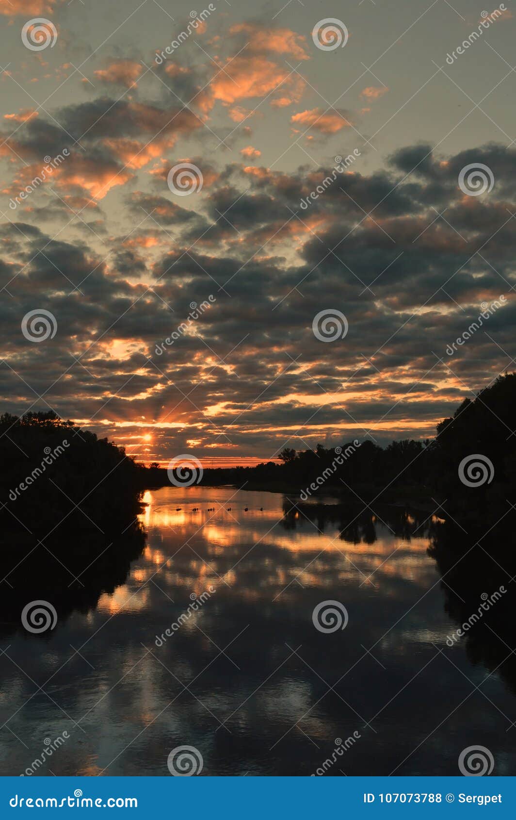 Beautiful Evening Landscape Stock Photo - Image of landscape, beautiful ...