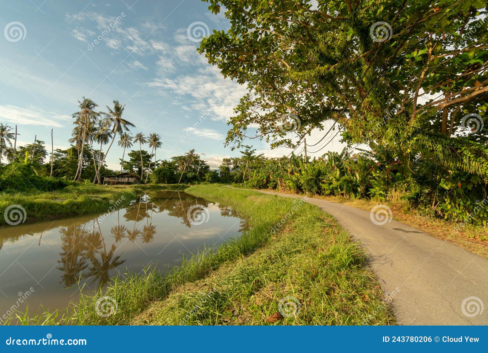 Beautiful Evening Scene at Malaysia Stock Photo - Image of holiday ...