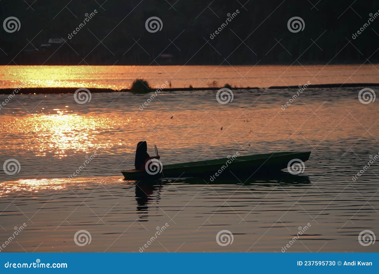 Beautiful Evening Story and Time To Going Back Home Stock Photo - Image ...