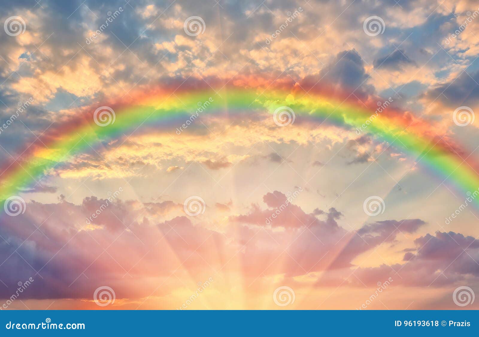 Romantic Sunset Rainbow