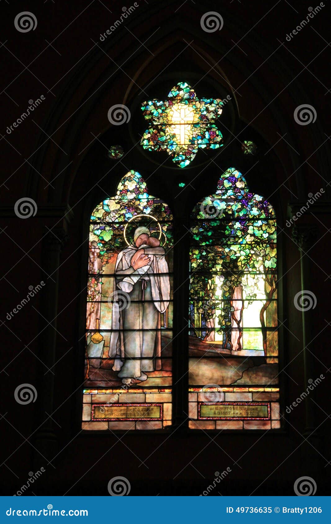 Beautiful Example of the Art in Stained Glass Window Stock Image ...