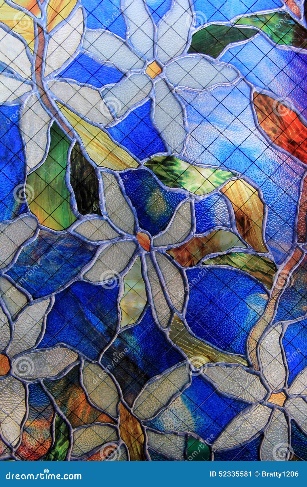 Beautiful Example of Stained Glass Window Stock Image - Image of ...