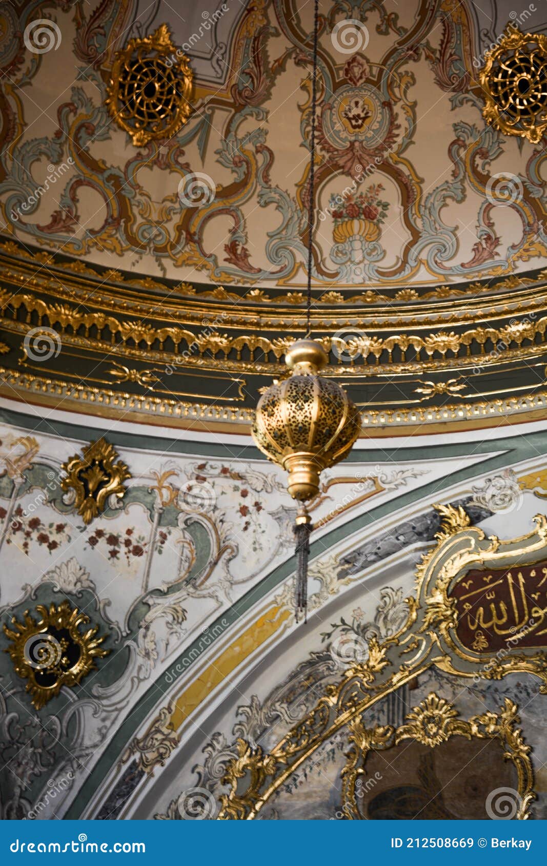 Beautiful Examples of Ottoman Calligraphy Art Stock Image - Image of ...