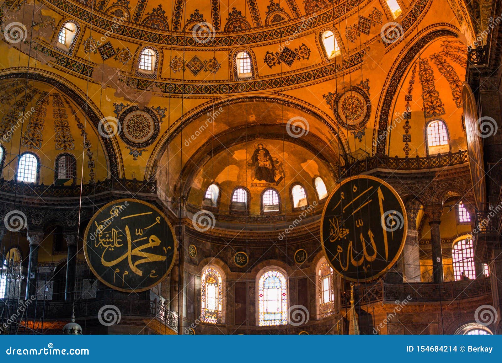 Beautiful Examples of Ottoman Calligraphy Art Stock Photo - Image of ...