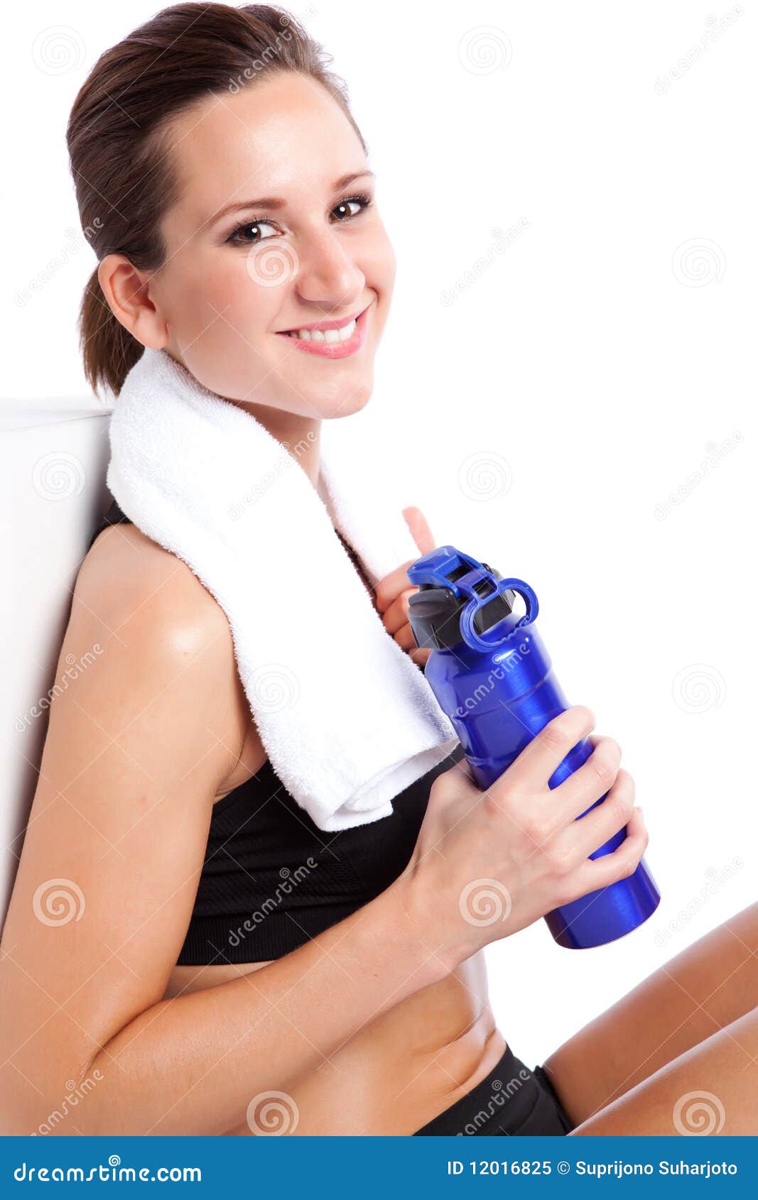 Beautiful exercise woman stock image. Image of isolated - 12016825