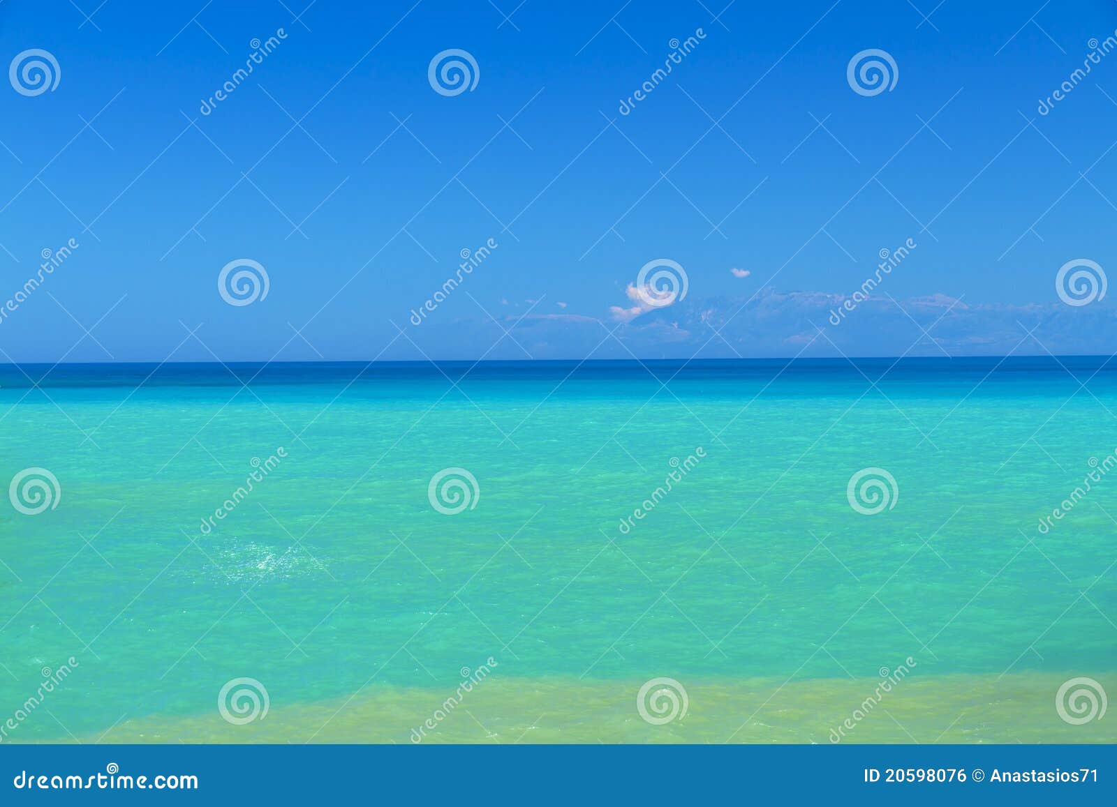 Beautiful exotic sea stock photo. Image of beach, purity - 20598076