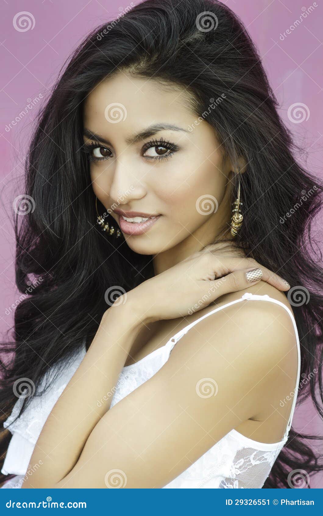 Beautiful Exotic Young Woman Stock Image Image 29326551