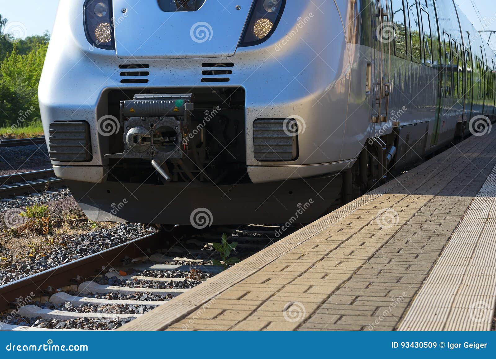 Beautiful Express Train, Races by Rail Summer Stock Image - Image of ...