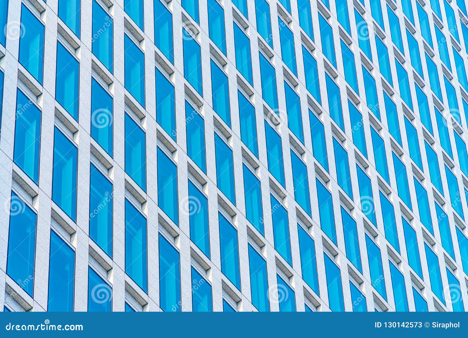 Beautiful Exterior Building and Architecture with Window Pattern Stock ...
