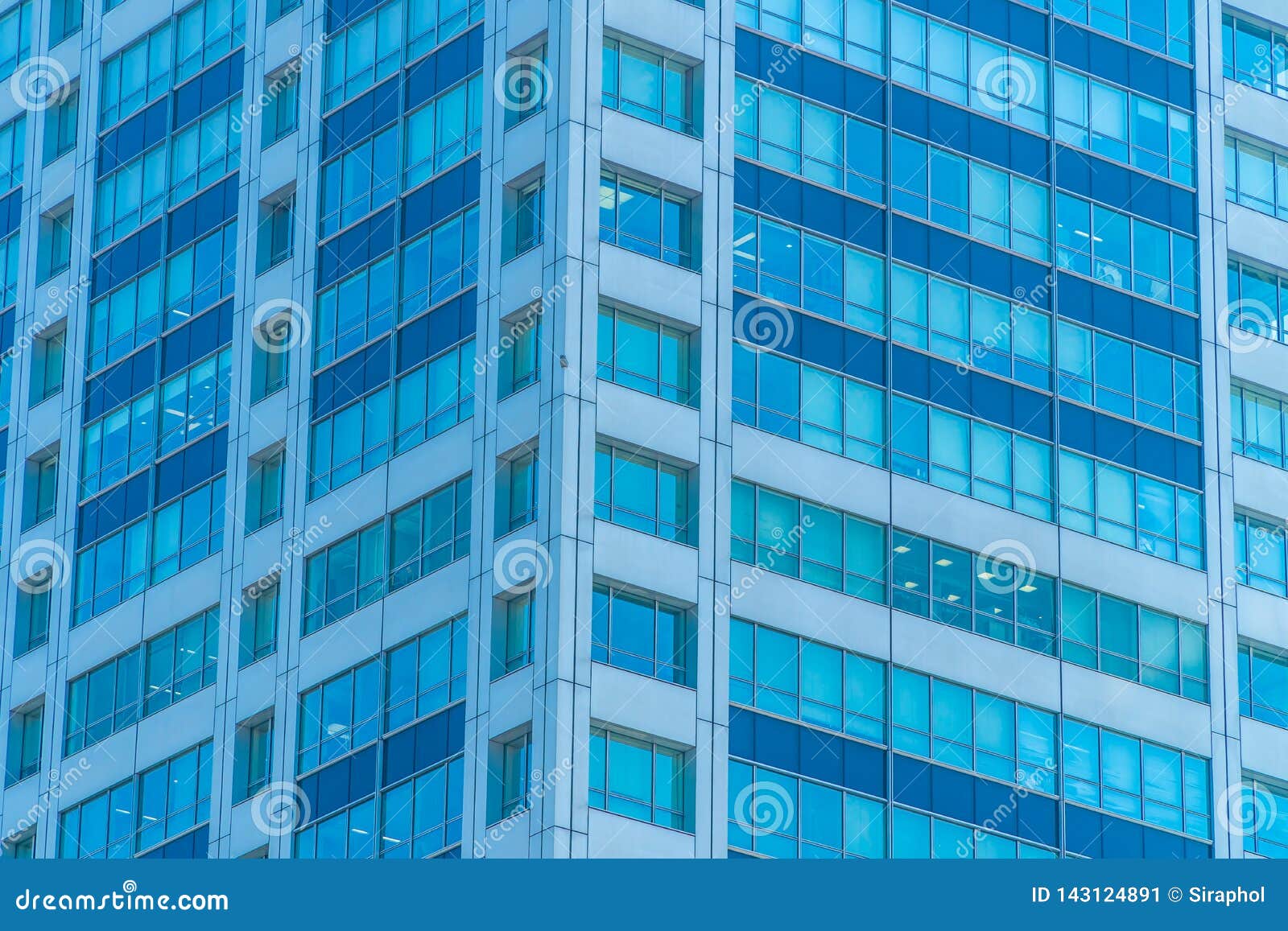 Beautiful Exterior Building and Architecture with Window Pattern Stock ...
