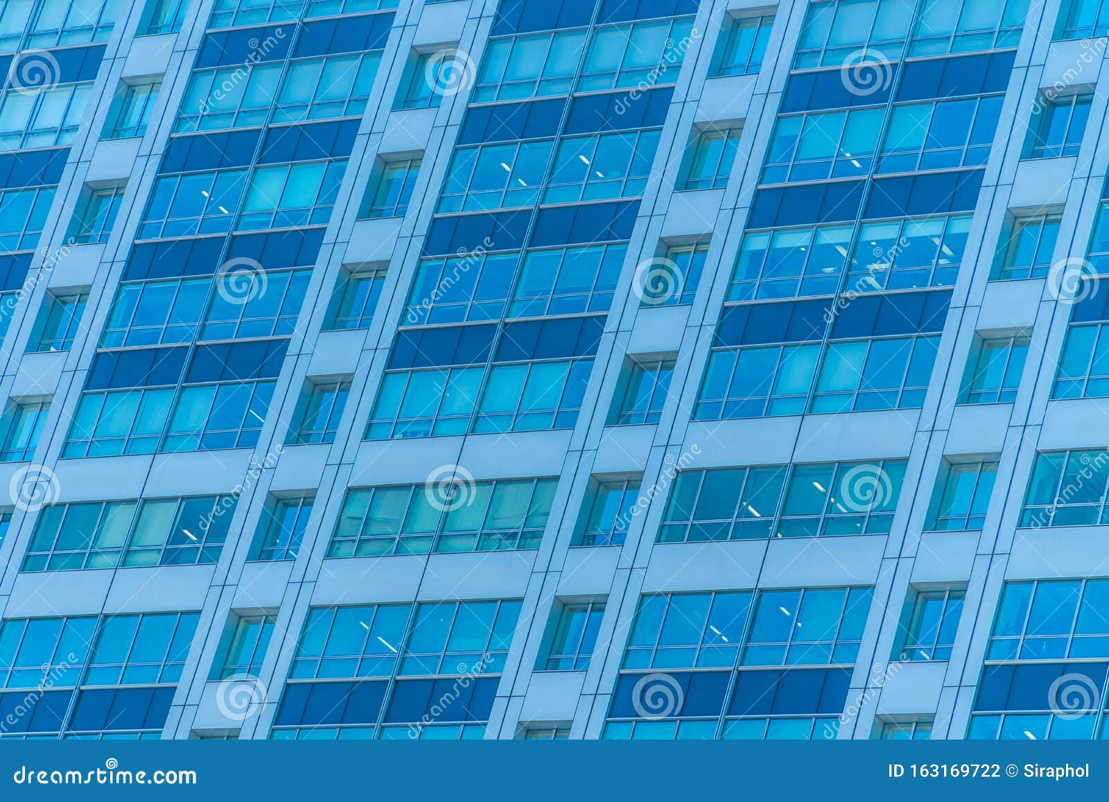 Beautiful Exterior Building and Architecture with Window Pattern Stock ...