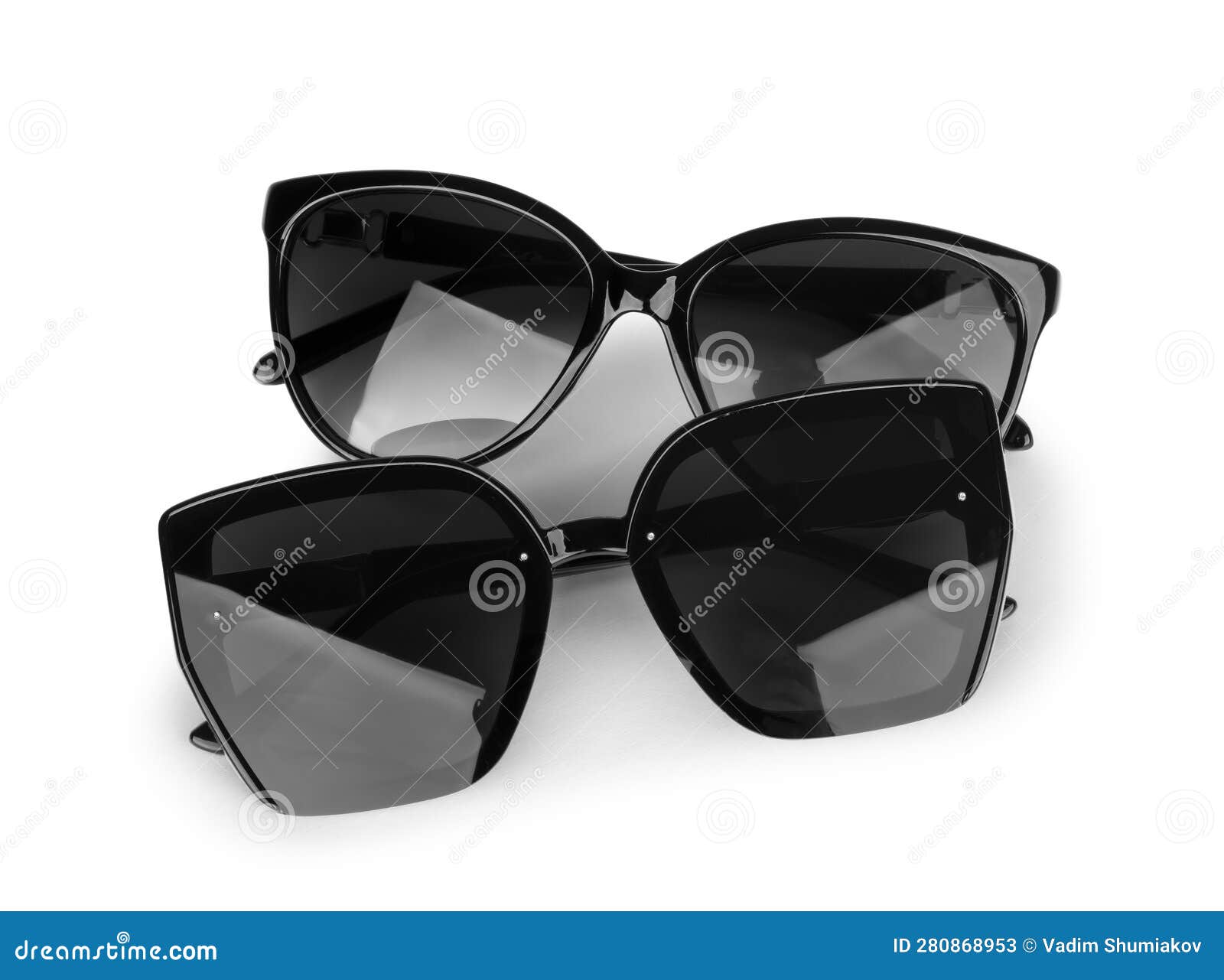 Beautiful Eyeglasses Isolated on White Stock Image - Image of isolation ...